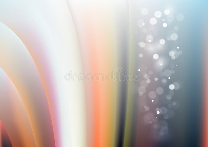 Orange Blue and Grey Abstract Shiny Background Vector Stock Vector ...