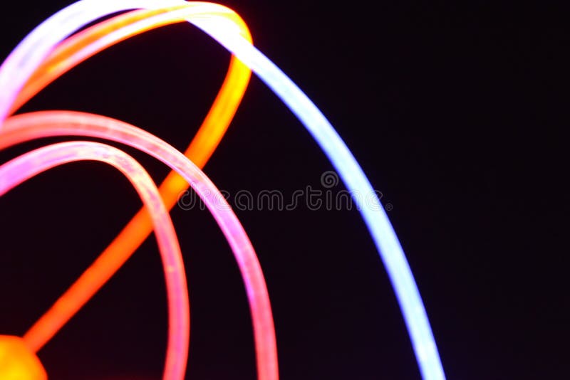 Orange and Blue Light Wire, a Light Guide Wire with Different Light ...