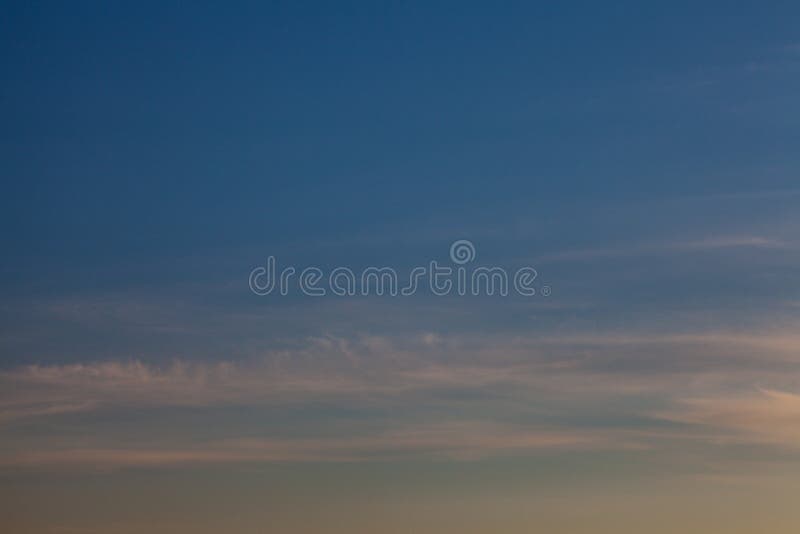 Orange Blue Warm Tone Sky Colored Clouds Stock Photo - Image of yellow ...