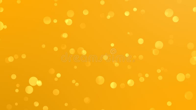 Light Orange Bokeh Gradient Motion Background Loop. Moving Bubbles ...