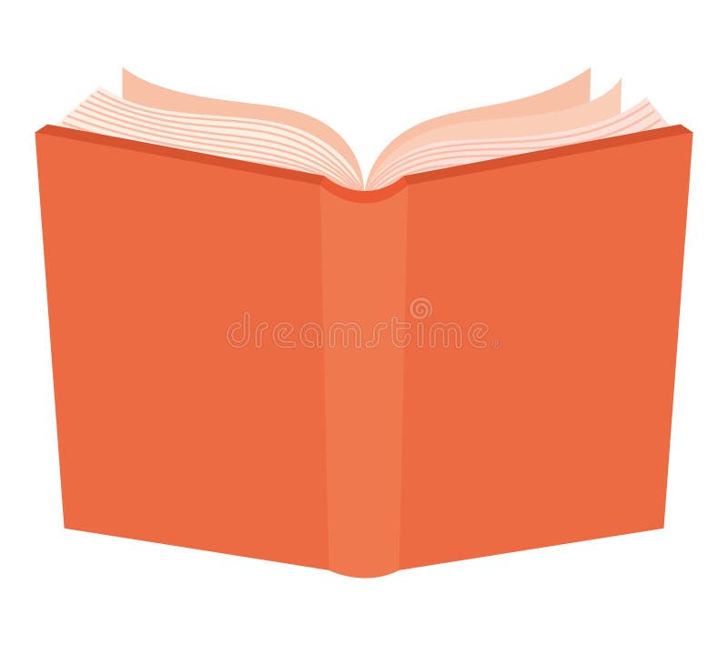 Orange book design stock vector. Illustration of dictionary - 249257541