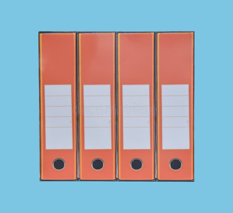 Bookkeeping Administration Folder and Paper Work on a White Car Stock ...