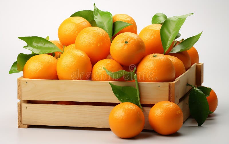 Orange Box on Transparent Background -Generative Ai Stock Illustration ...