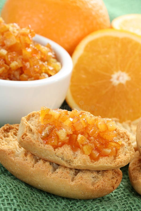 Orange breakfast stock image. Image of delicious, confiture - 6642825