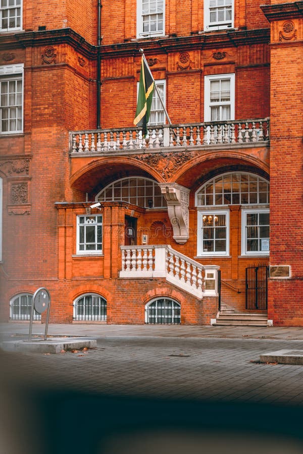 An Orange Brick Building in London Editorial Stock Photo - Image of ...