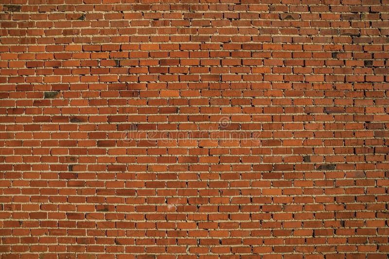 Orange Brick Pattern on House Wall in Tielt. Stock Image - Image of ...