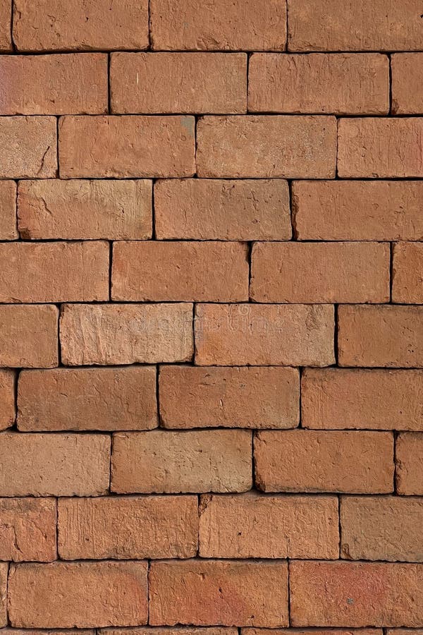Orange Brick Pattern Texture. Wall Decoration Pattern for Material of ...