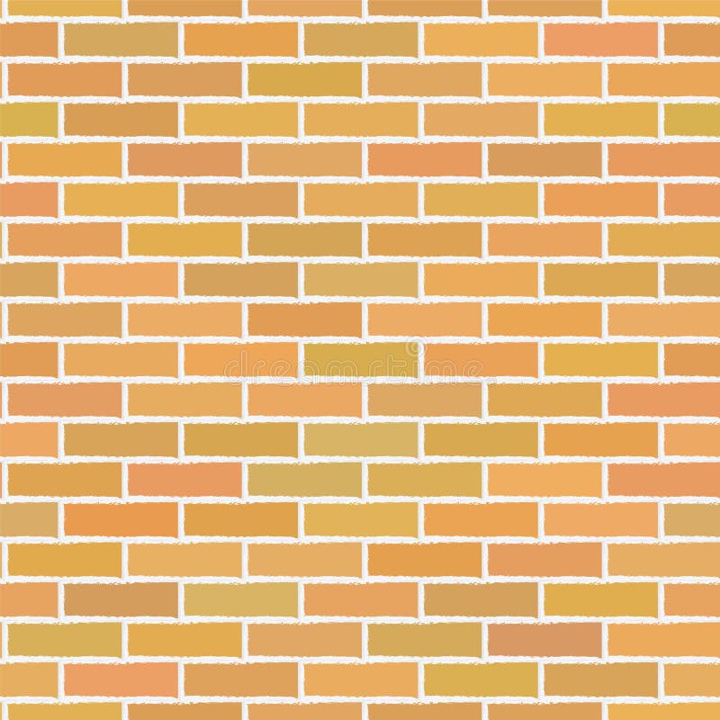 Orange brick wall stock vector. Illustration of backdrop - 65820296
