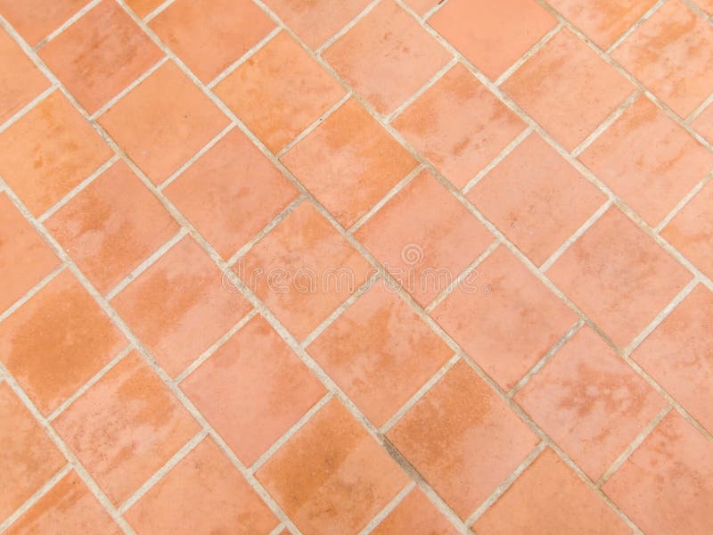 Orange Bricks Pavers Pattern Stock Image - Image of path, footpath ...