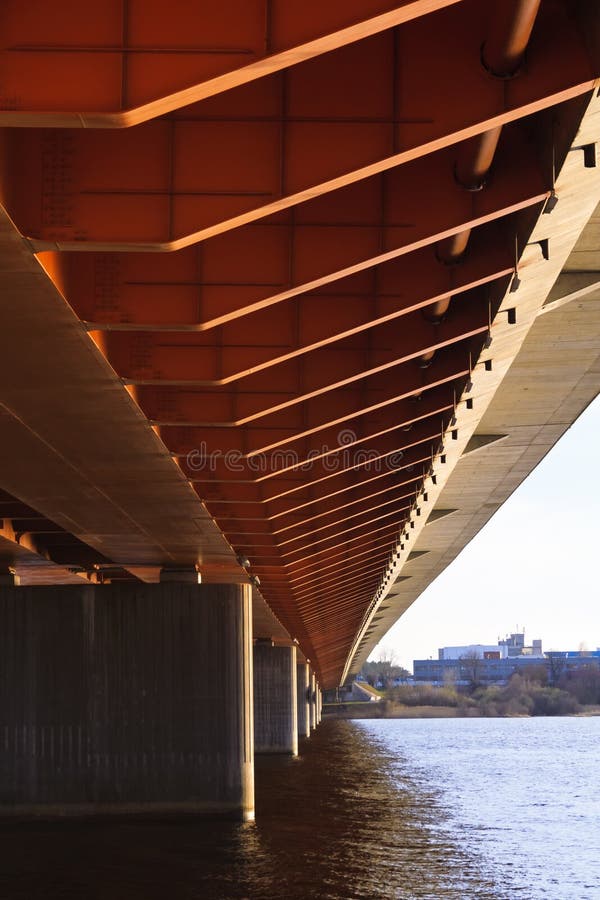 Bridge Bottom View - Architecture, Black and White Photo Stock Photo ...
