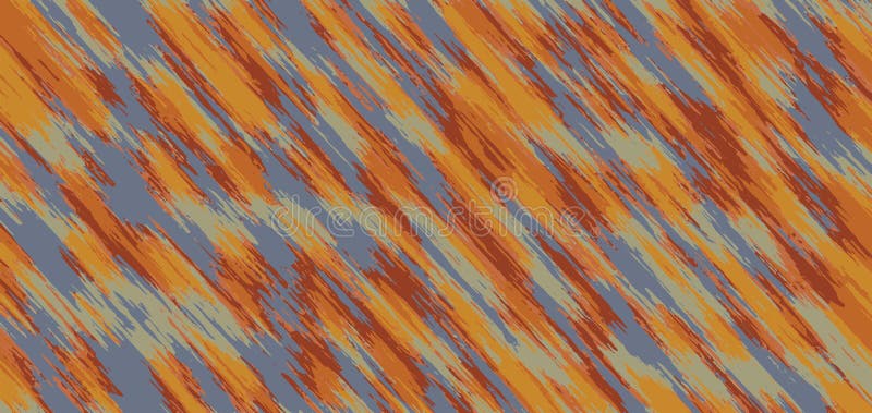 Orange Brown and Blue Painting Texture Stock Illustration ...