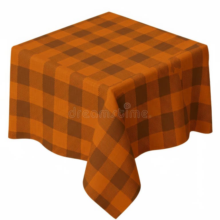 Orange Checkered Fabric Tablecloth Stock Illustrations – 5,516 Orange Checkered Fabric ...