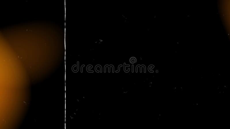 Orange Light Leaks Overlay with Dust and Scratches Stock Video - Video ...