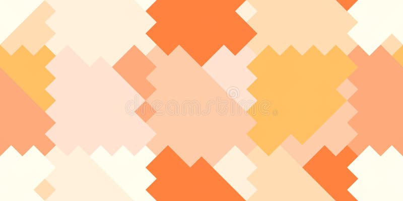 Orange Brown Pixelated Color Background. Colored Geometric Pixelate ...