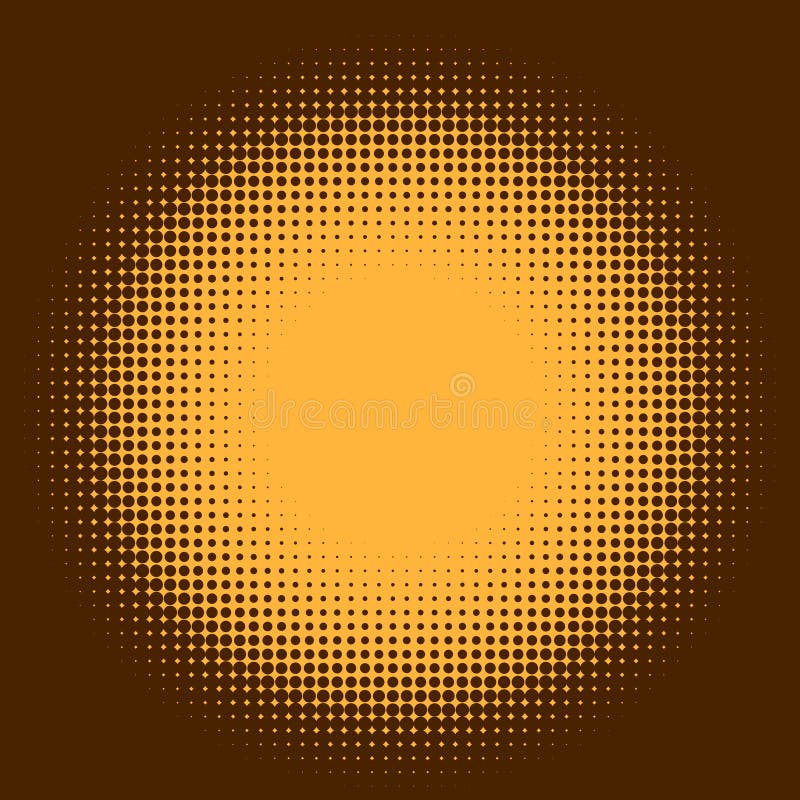 Orange and Brown Abstract Dotted Background. Stock Vector ...