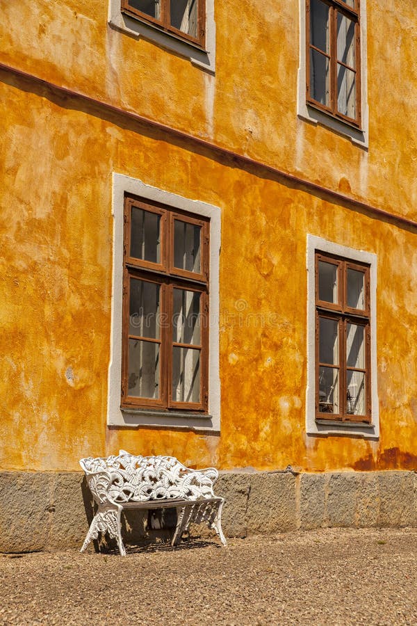 Orange building stock photo. Image of color, colourful - 59091822