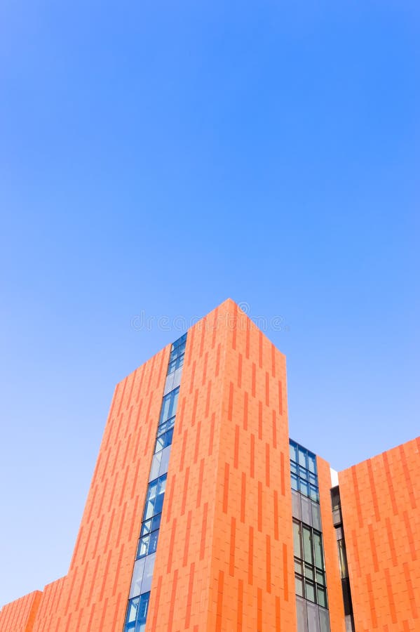 Orange building stock photo. Image of house, white, tree - 33227086