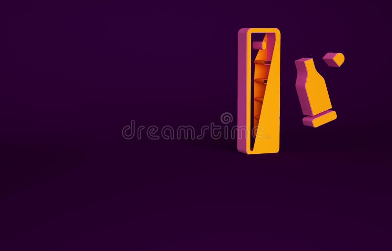 Orange Bullet Casing As a Piece of Evidence Placed with Forensic Ruler ...