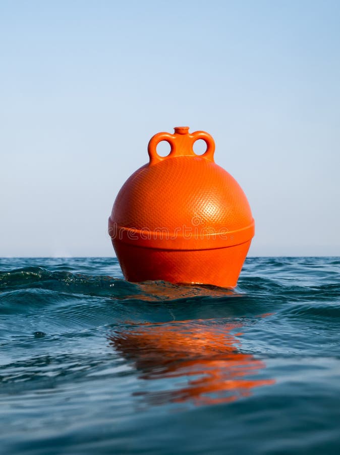 Orange buoy stock photo. Image of boat, float, food, life - 37566294