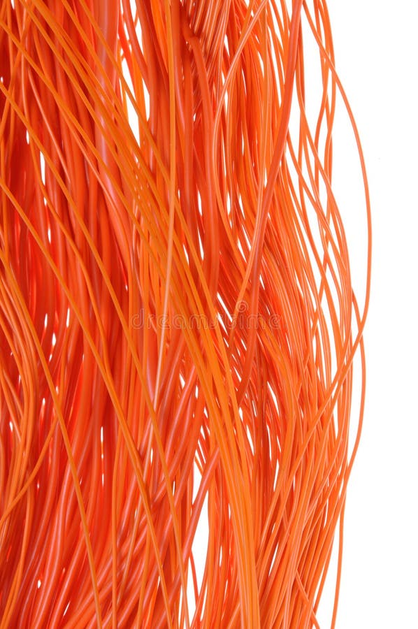Orange cables stock image. Image of link, ethernet, global - 28256615