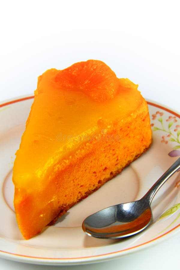 Orange cake stock image. Image of round, tart, snack - 21481771