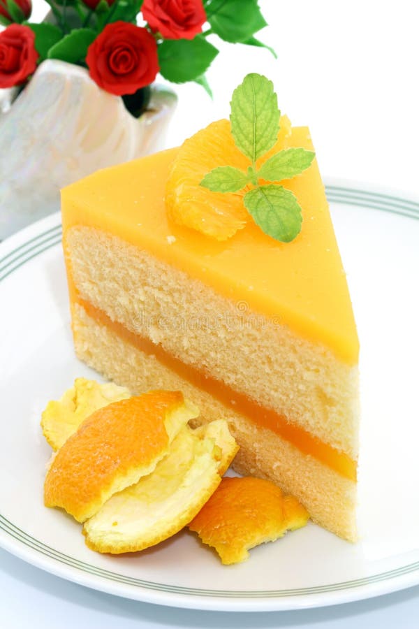 Orange cake stock photo. Image of party, design, fruit - 22871588