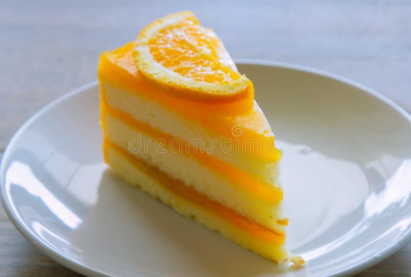 Orange cake stock photo. Image of fairy, bright, gourmet - 42754288