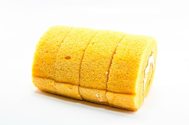 Orange Cake Roll stock photo. Image of colorful, meal - 44912874