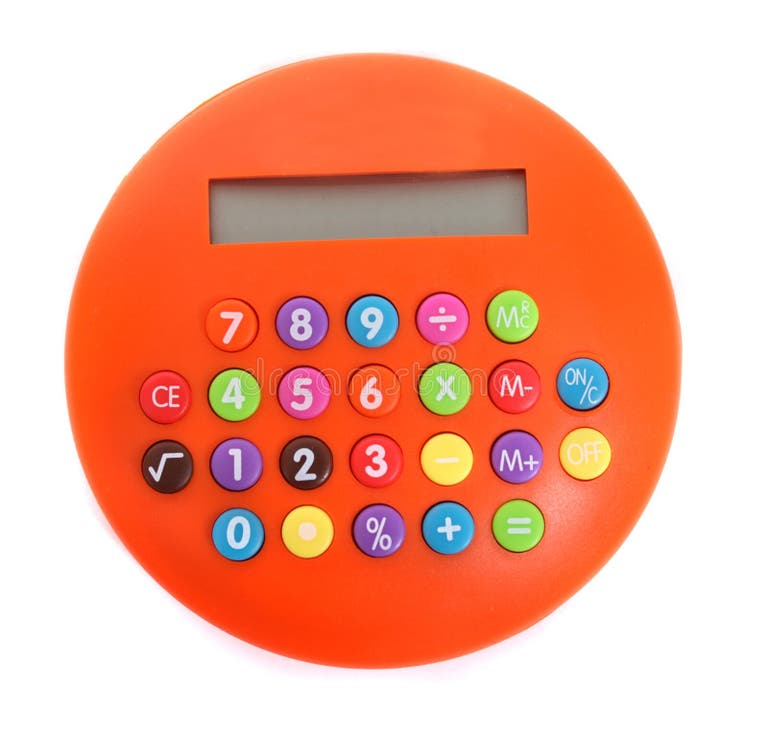 Orange calculator stock photo. Image of business, currency - 9018926