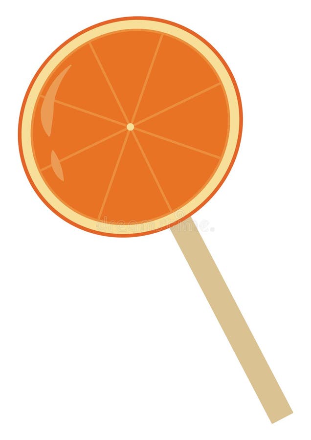 Orange Candy, Illustration, Vector Stock Illustration - Illustration of ...