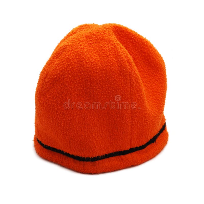 Orange cap stock photo. Image of accessory, protection - 15883382