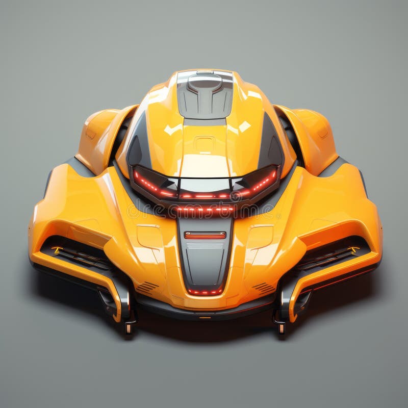 Dynamic Futuristic 3d Vehicle Model Rendering Concept Art Stock ...