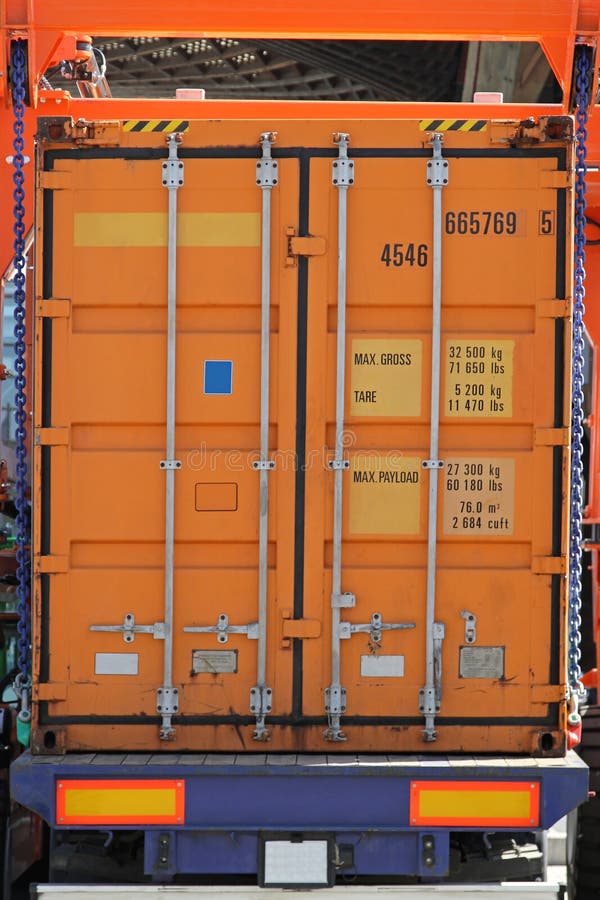 Cargo container stock image. Image of industrial, distribution - 29963097