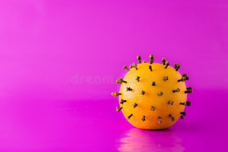 Orange with Carnation Space Stock Image - Image of carnation, fresh ...