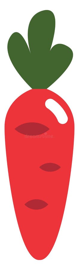 Orange carrot, icon stock vector. Illustration of graphic - 260375143