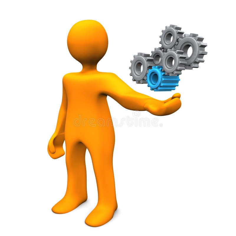 Mechanical Engineer stock illustration. Illustration of productivity ...