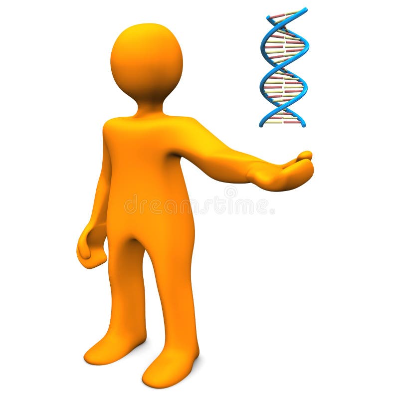 Manikin Loupe DNA stock illustration. Illustration of operator - 30647691