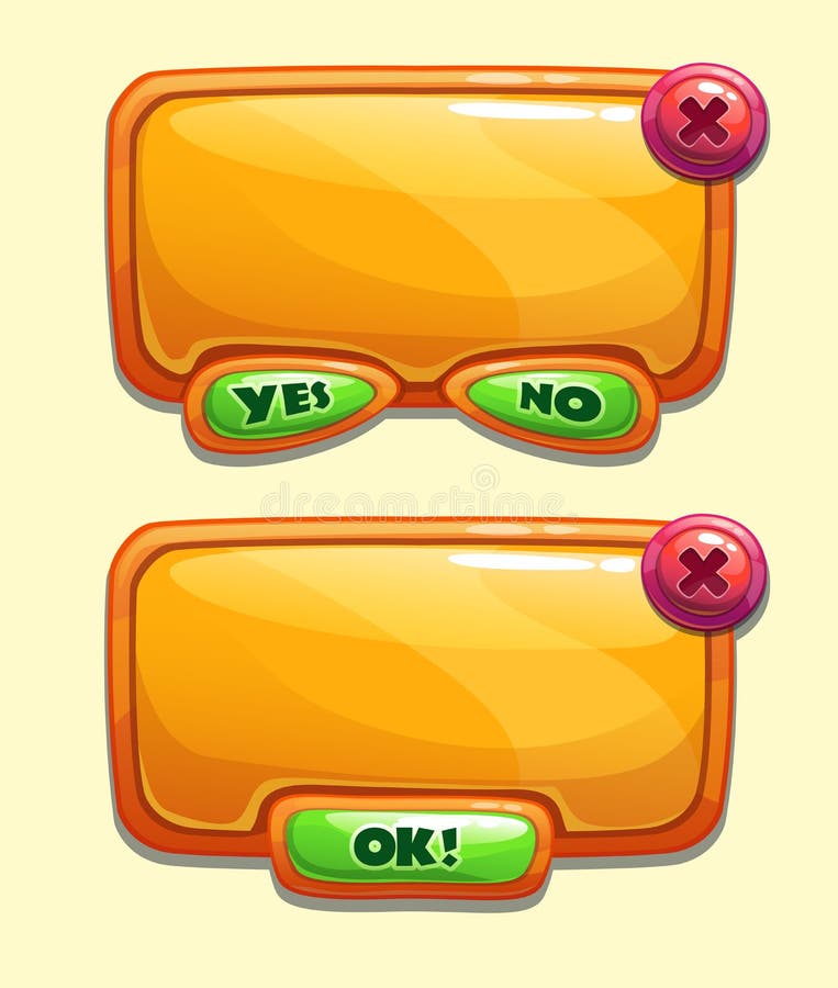 Cartoon information panels stock illustration. Illustration of board ...