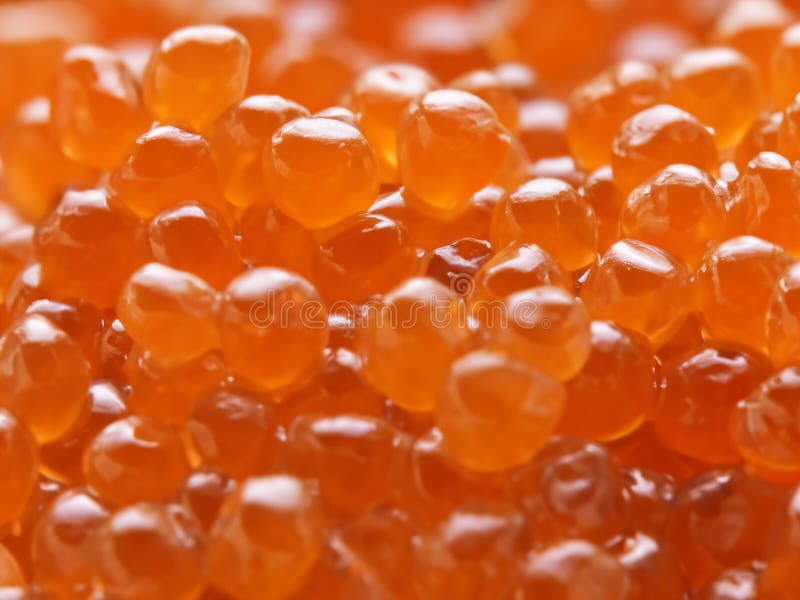 Orange caviar close up stock image. Image of closeup - 352372575