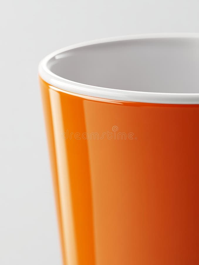 Orange Ceramic Cup Glossy Finish Stock Photos - Free & Royalty-Free ...