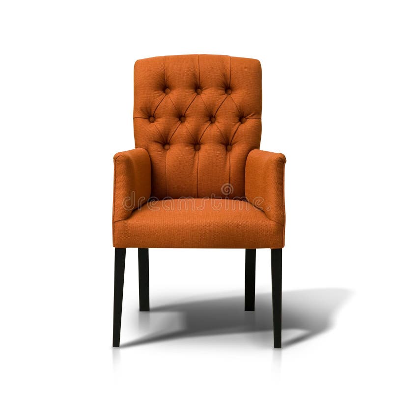 Orange chair stock image. Image of material, closeup - 65247685