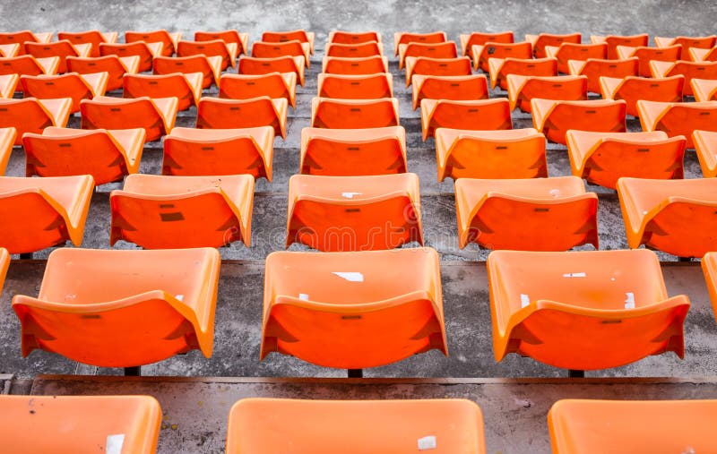 Orange chair stock image. Image of horizontal, object - 40135113