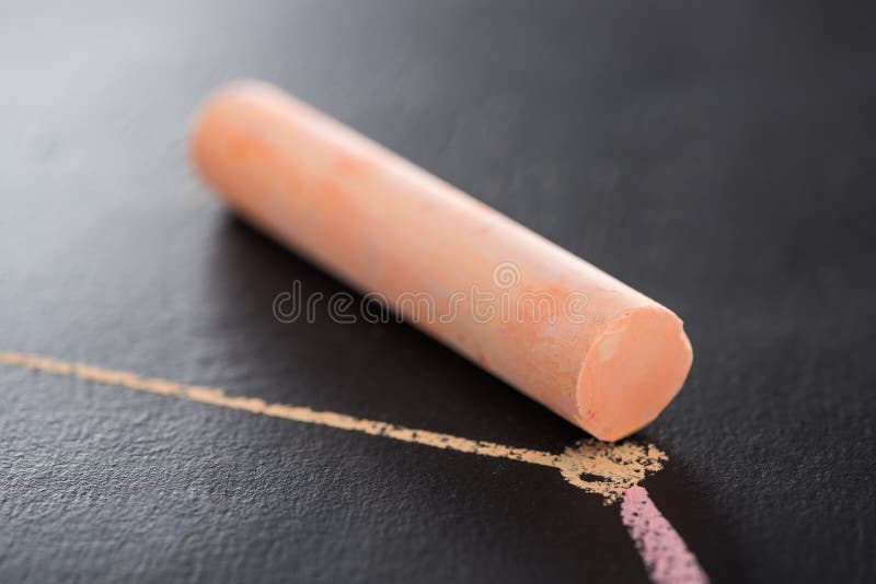 Orange Chalk on Black Surface with Connected Drawn Lines, Connection ...