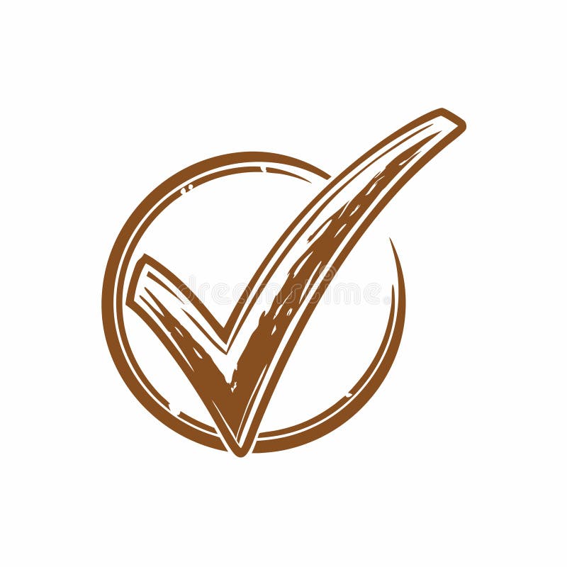 Orange check mark stock photo. Illustration of checkmark - 329949900