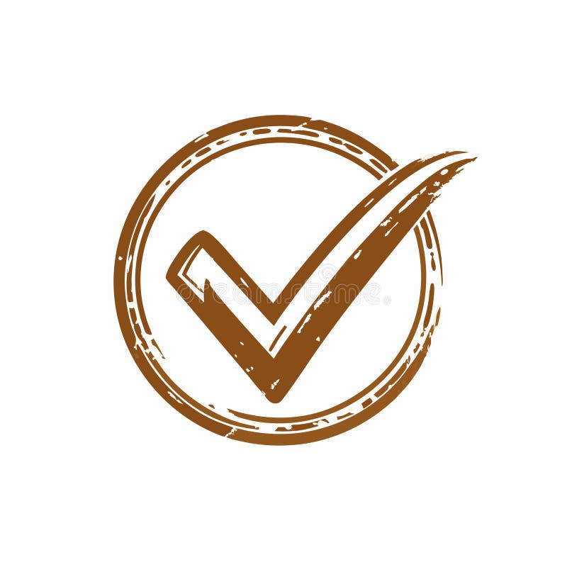 Orange check mark stock photo. Illustration of voting - 329949904