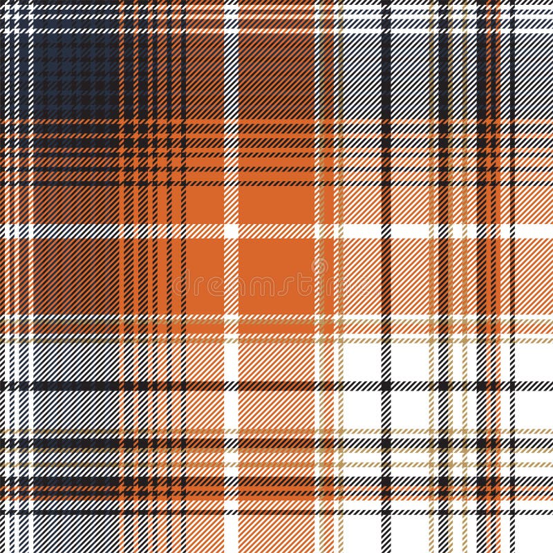Orange Check Plaid Seamless Fabric Texture Stock Vector - Illustration ... Orange Check Plaid Seamless Fabric Texture Stock Vector - Illustration ...