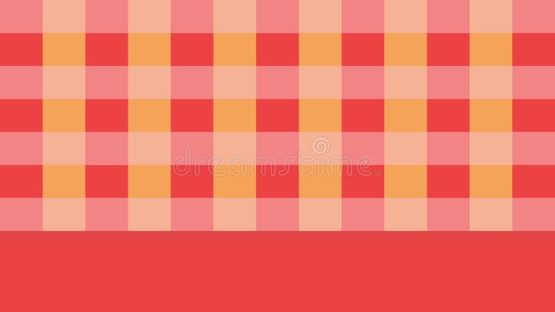 Orange Checkerboard Pattern Arranged in Alternating Colors Stock Vector ...