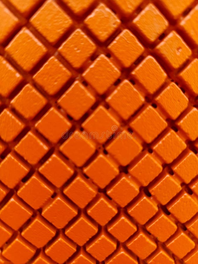 Orange Checkered Pattern, in Blur Stock Photo - Image of pattern, blur ...