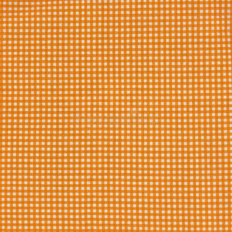 Orange Checkered Tablecloth Background Texture Stock Illustration ...