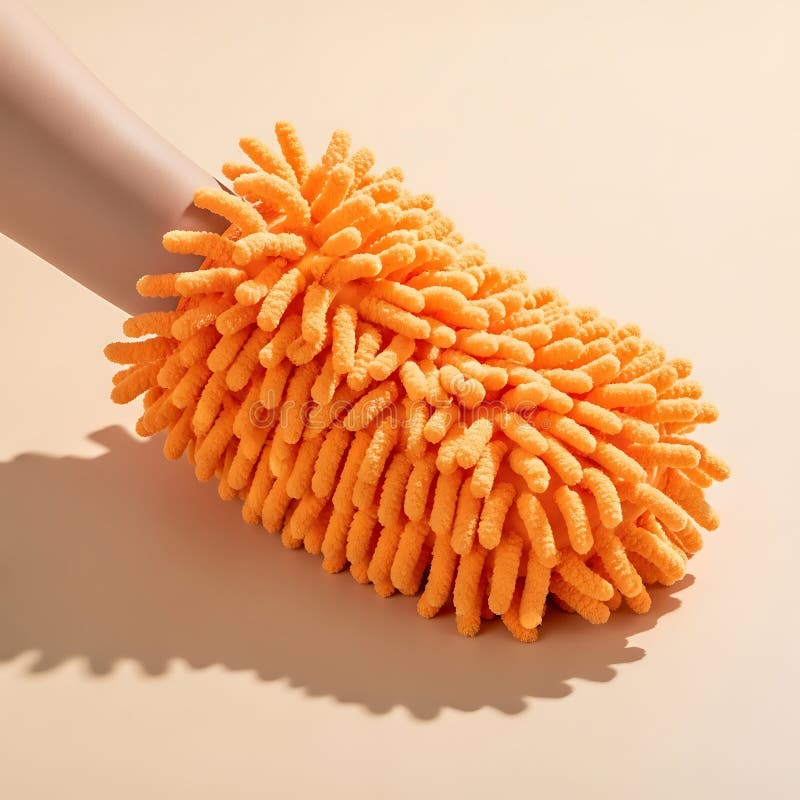 Orange Chenille Microfiber Duster Stock Illustrations – 2 Orange ...